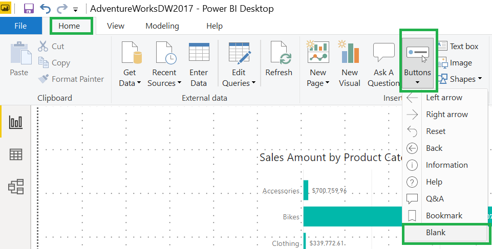 Using the Bookmarks pane and Selection pane in Power BI – Simple SQL BI ...